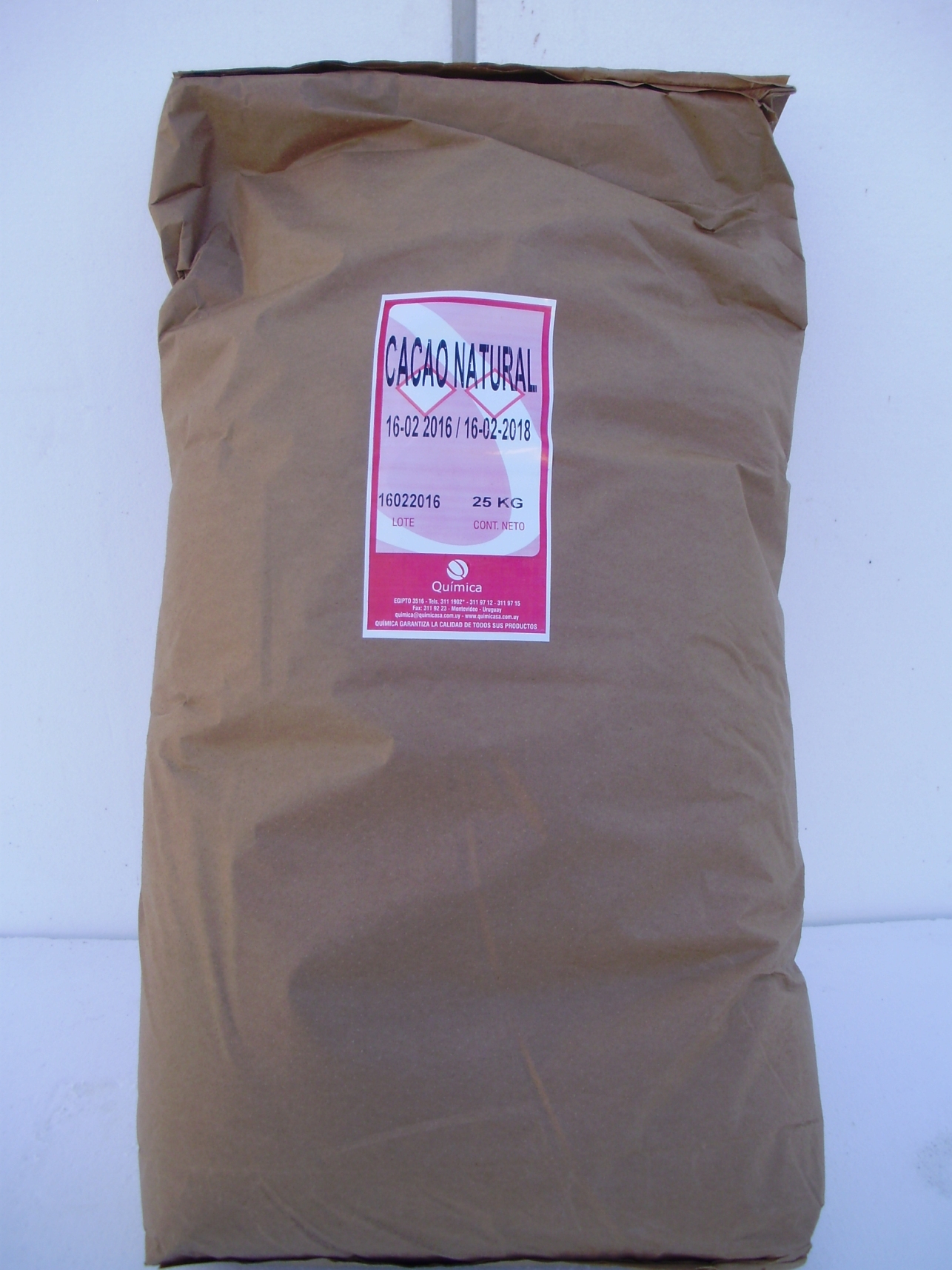 CACAO NATURAL – Química SA